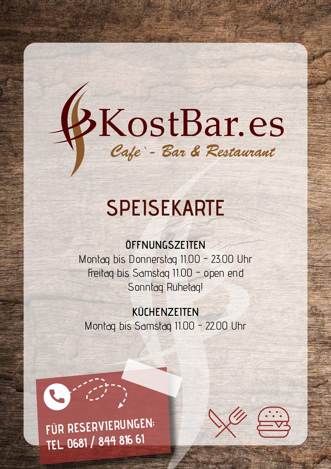 Unsere Speisekarte – KostBar e.U.